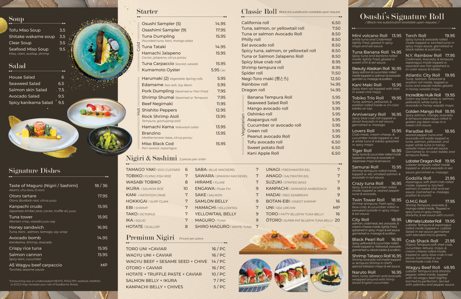 Menu – OSUSHI