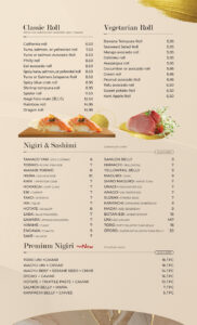 Menu – OSUSHI